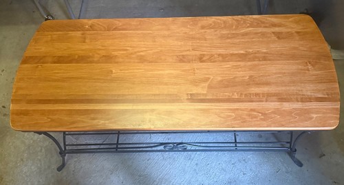 RARE longaberger coffee table with woodcraft top ( READ DESCRIPTION) | eBay