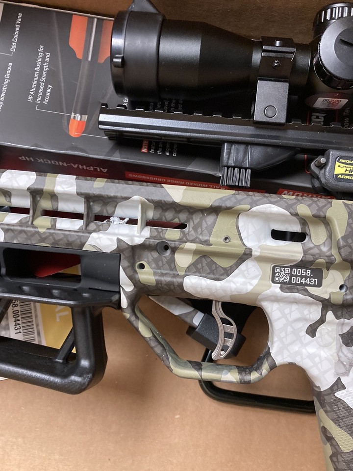 Wicked Ridge Rampage XS Crossbow Package w ACUdraw Pro-View 400 Scope ...