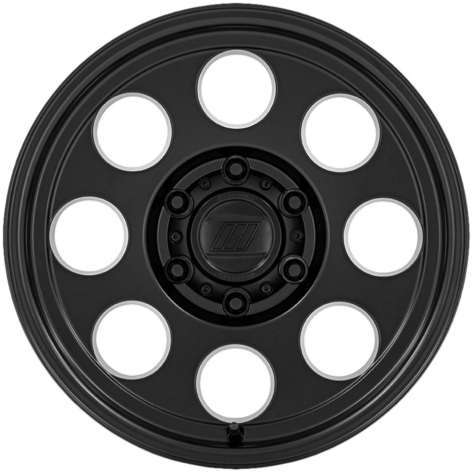 18x8.5 +6 Pro Comp PA201 Heritage 8x180 Matte Black Wheels (Set of 4 ...
