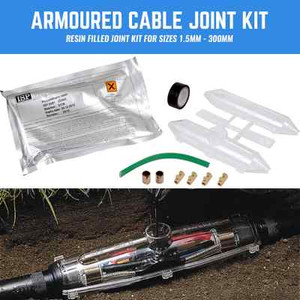 ARMOURED CABLE JOINT KIT SWA CABLE RESIN FILLED JOINT 1.5MM- 300MM 2 ...