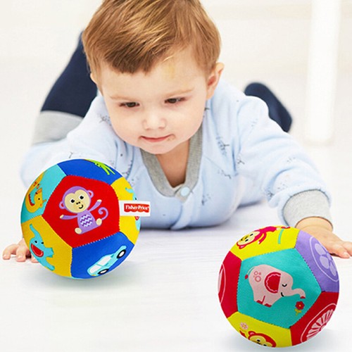 Soft Cloth Rattle Ball Baby For 0-36 Months Stuffed Baby Play Ball ...