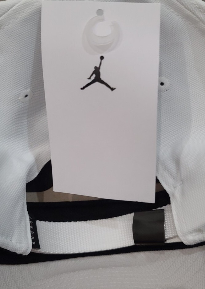 Nike Jordan Jumpman Classic99 Hat White Silver Metal Logo KYRGIOS ...