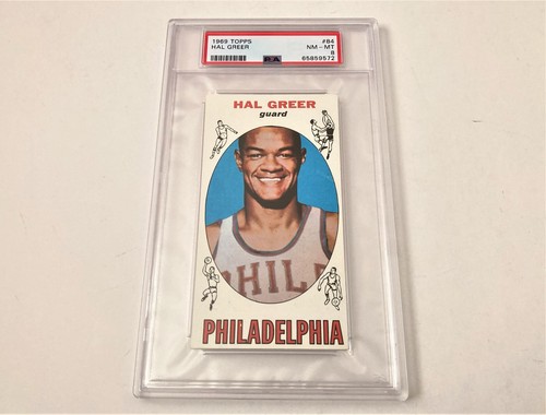 1969 TOPPS BASKETBALL HAL GREER #84 HOF PSA 8 RARE | eBay
