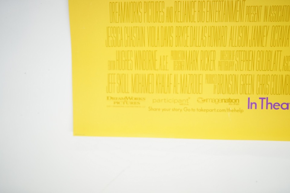 THE HELP 27x40 Original DS Movie Poster 2011 EMMA STONE VIOLA DAVIS ...