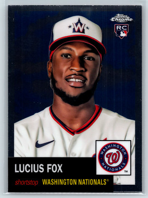 Lucius Fox 2022 Topps Platinum Anniversary #476 Washington Nationals | eBay