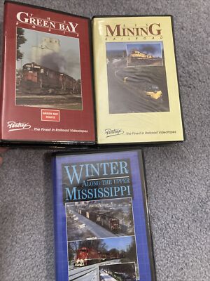 3 Pentrex Railroad VHS - GBW, LTV Mining, Winter Mississippi | eBay