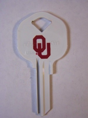 NCAA Oklahoma Sooners KW1/KW10 House key blank | eBay