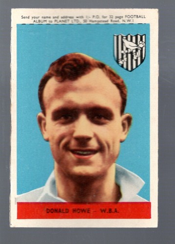 Donald Howe 1958-59 A&BC Footballers #28 (Planet) | eBay