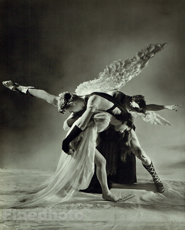 1936 NYC Ballet GEORGE PLATT LYNES Angel Dancer ORPHEUS EURYDICE Photo ...