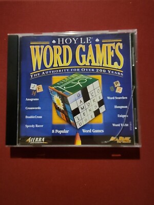 Hoyle Word Games Sierra Attractions 1999 PC Game B551 Vintage Computer ...