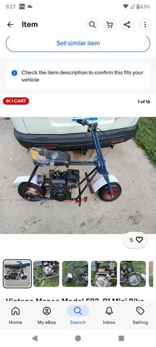 MANCO STREAKER MINIBIKE MINI BIKE POCKET BIKE CHOPPER STREET BIKE MOPED ...