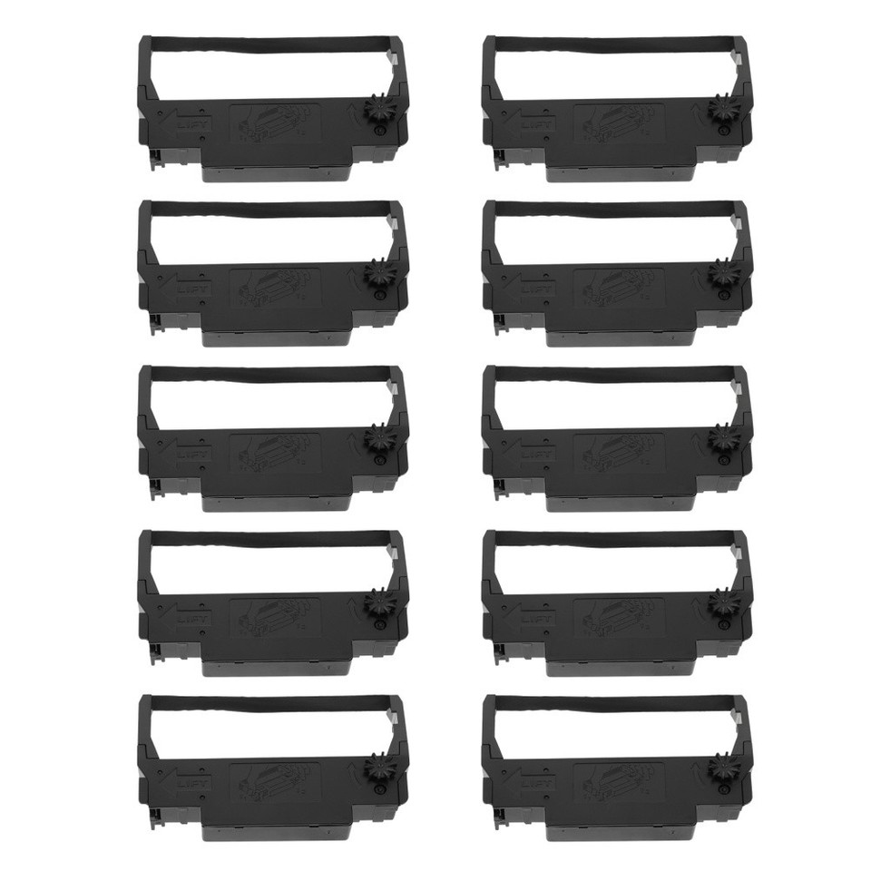 10 Pcs Nylon Cash Register Ribbon Type Writer Manual Ink Replacement ...