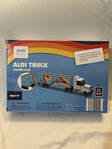 ALDI Semi Truck 212 Piece LEGO Block Set 2024 Holiday Collection by Bee ...