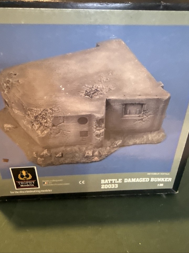 Trophy Models 20033 Battle Damaged Bunker 1:35 Scale Model Kit 1/35 ...