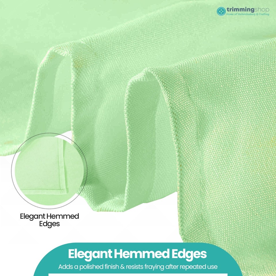 Napkins Dinner Cloth Poly Cotton Fabric Table Serviettes Hotel Wedding ...