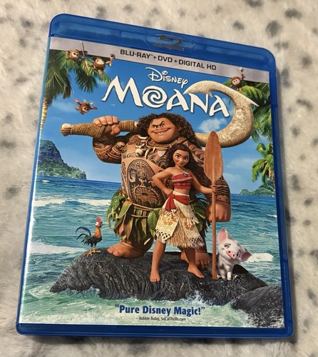 Moana Blu Ray And DVD Disney Princess Hawaii Animated Family Movie | eBay