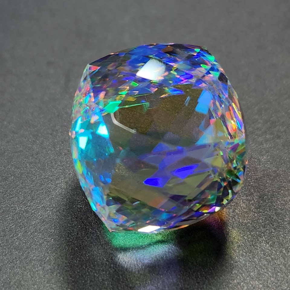 Natural Rainbow Color Cube Cut 49.90 Ct Mystic Topaz Loose Gemstone | eBay