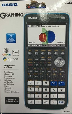 Casio FX-CG50 Graphing Calculator - Black | eBay