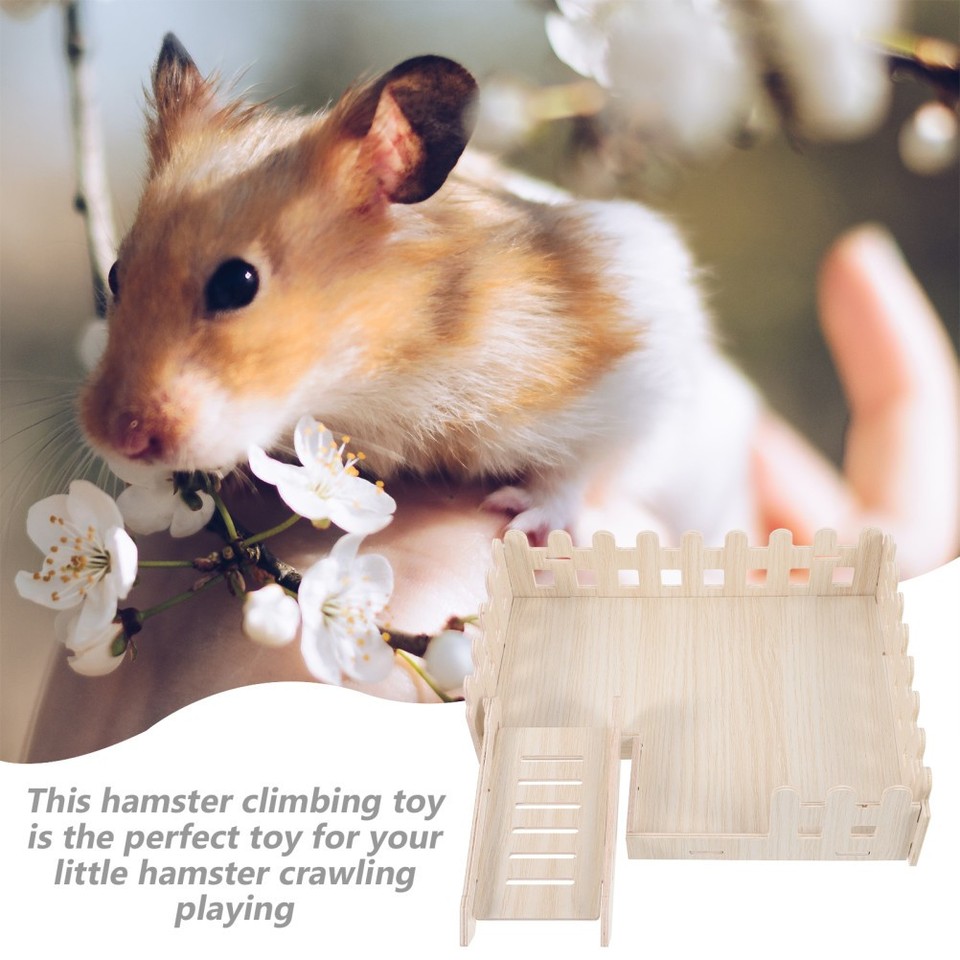 Hamster Climbing Ladder Toy Platform Enclosure Platforms Playground ...