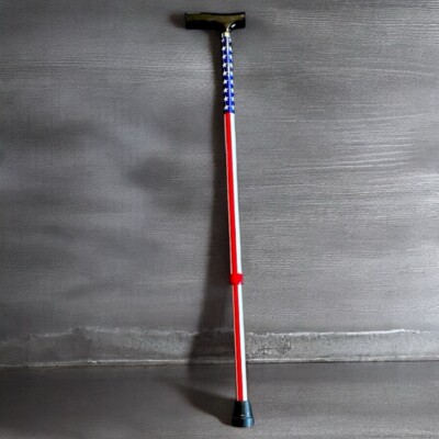 Carex USA Flag Derby Cane - American Flag Cane - Red, White, Blue ...
