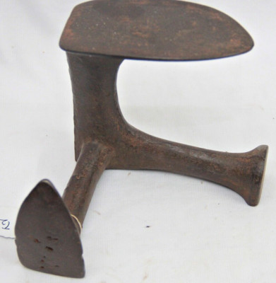 Old Cast Iron Three-Footed Cobblers Shoemaker Anvil Tool Shoe Shine ...
