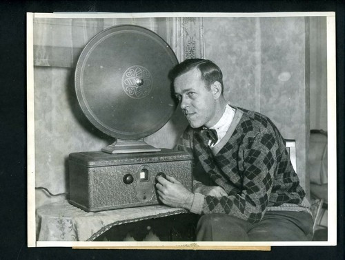 Lew Fonseca at home in San Anselmo 1930 Type 1 Press Photo Cleveland ...