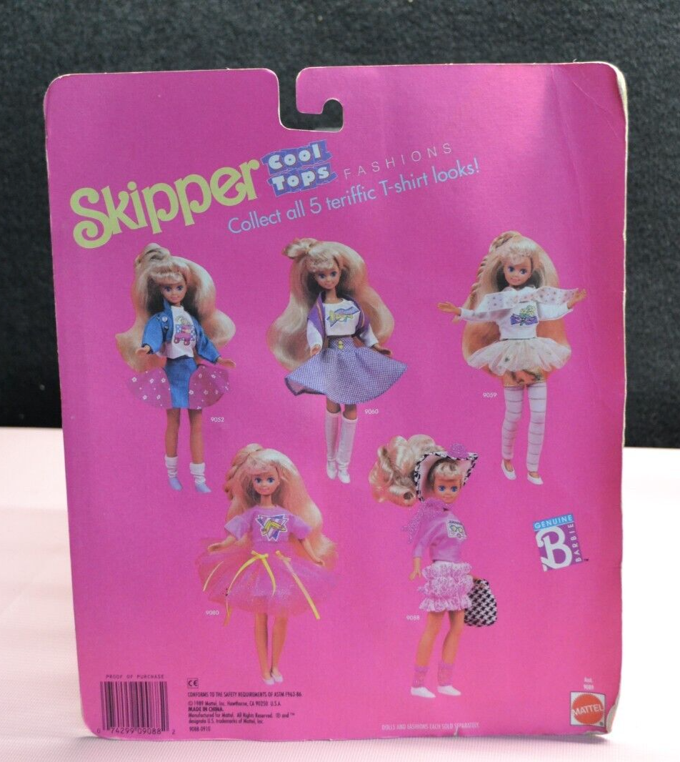 Mattel Barbie Skipper Cool Tops Fashions (1989) for sale online | eBay