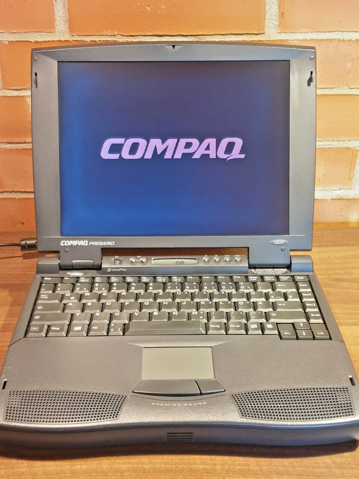 Compaq Presario 1207 - Rare Vintage Laptop Fully Functional | eBay