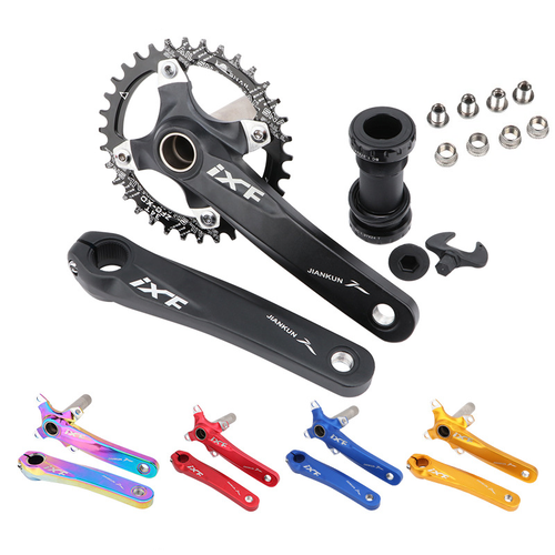 Bike CrankSet 170mm 104BCD Mountain Bike Bottom Bracket Crank Chainring ...