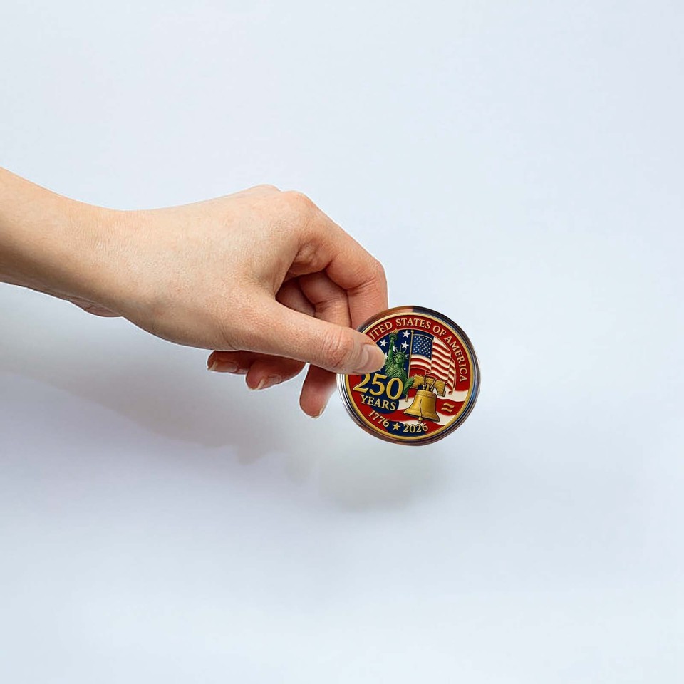 USA 250th Anniversary 1776–2026 ABS Commemorative Coin Version 2 ...