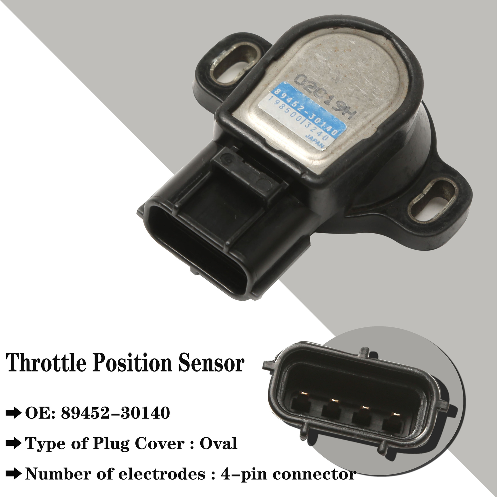 89452-30140 Toyota Throttle Position Sensor (TPS) 8945230140 Fit For ...