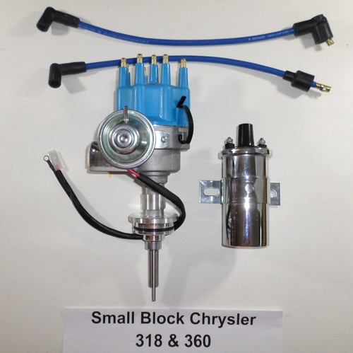 Chrysler Small Block 273-318-340-360 Blue Small CAP HEI Distributor ...
