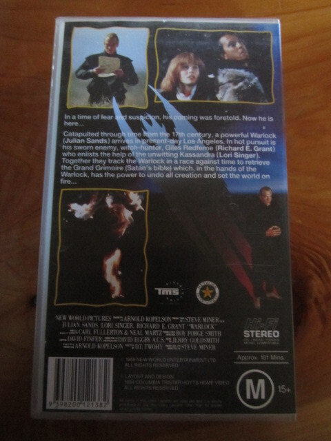 VHS VIDEO TAPE WARLOCK ** GREAT ** MUST SEE * | eBay