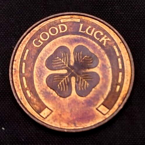 Good Luck Token American Eagle Shield Copper .9375" | eBay