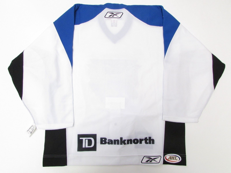 SPRINGFIELD FALCONS AUTHENTIC AHL WHITE PRO REEBOK 6100 HOCKEY JERSEY ...