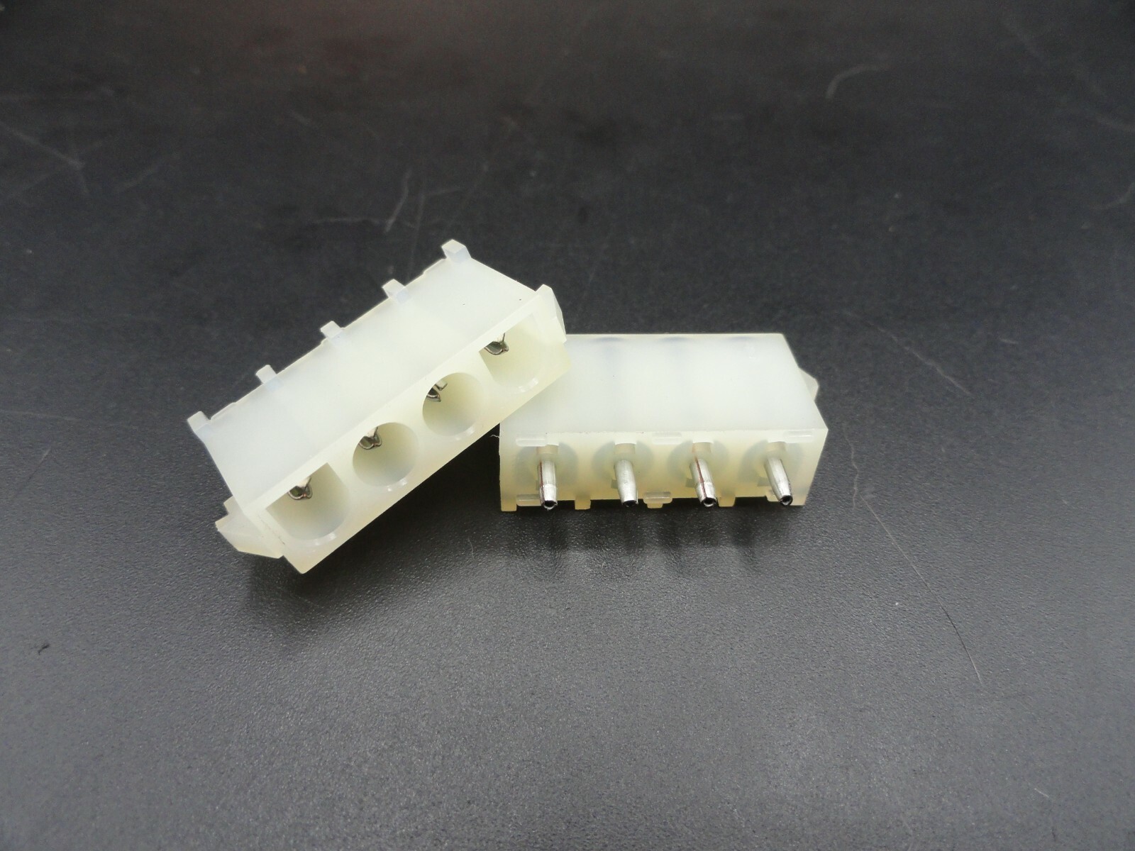 Molex 42002 6.3 Pitch Connector 4-pin Seat Header PCB Connector (Lot of ...