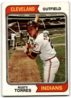 1974 Topps Rusty Torres Cleveland Indians #499 | eBay