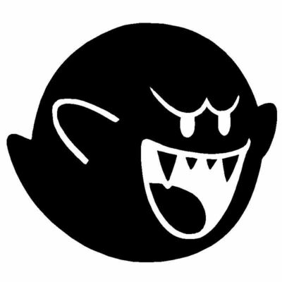 Vinyl Decal- Super Mario Boo Ghost (Pick Size & Color) Car Sticker | eBay