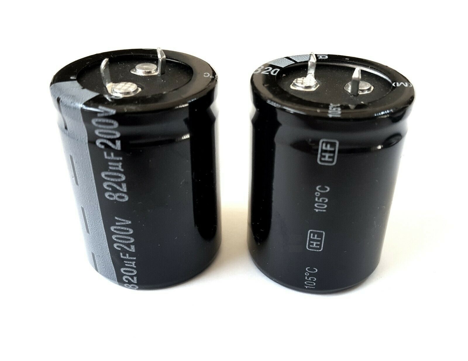 JAMICON CAPACITOR AL 820UF 200V 40x30mm 10mm lead space Snap In 105°C ...