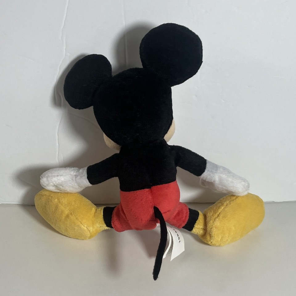 Disney Mickey Mouse Bean Bag Plush 10" | eBay
