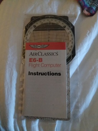 ASA Air Classics E6-B Flight Computer w/ Case and Instructions 1992 | eBay