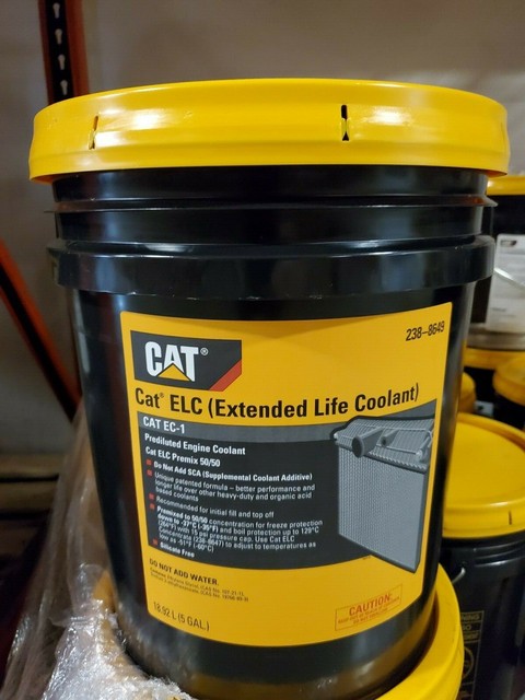 CATERPILLAR CAT Prediluted ELC Extended Life Coolant 5gal - 238-8649 ...