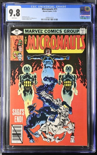 Micronauts #11 CGC 9.8 White Pages - 1979 - 1st app Time Traveler | eBay