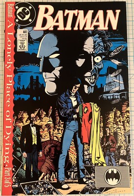 Batman #441 NM George Perez Cover 1989 DC Comics Lonely Place of Dying ...