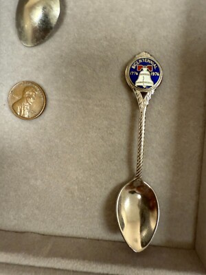 Vintage Bicentennial 1776-1976 Silver Plated Collectible Souvenir Spoon ...