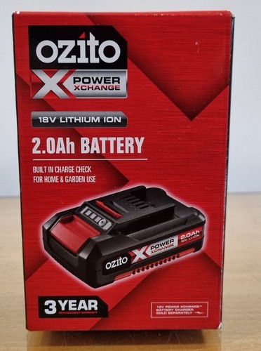 OZITO PXC 18V 2.0 AH Li-Ion ULTRA BATTERY Ultra Performance Home Garden ...