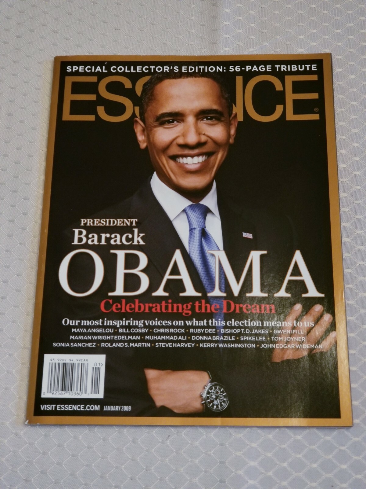 President Barack Obama Commemorative Magazines Essence Life Time 2009 ...