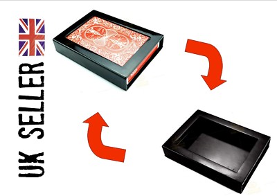 VANISHING disappearing CARD BOX case MAGIC trick close up illusion red ...
