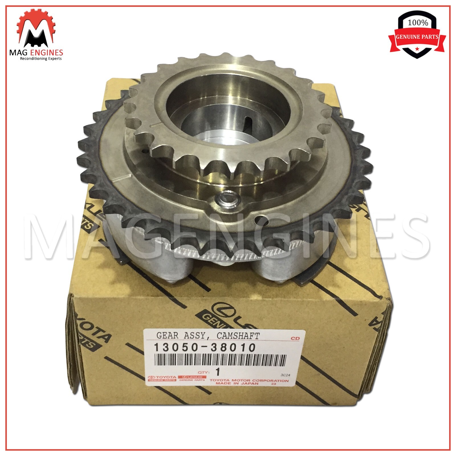 13050-38010 GENUINE OEM CAMSHAFT TIMING GEAR ASSY 1URFE 3URFE FOR ...