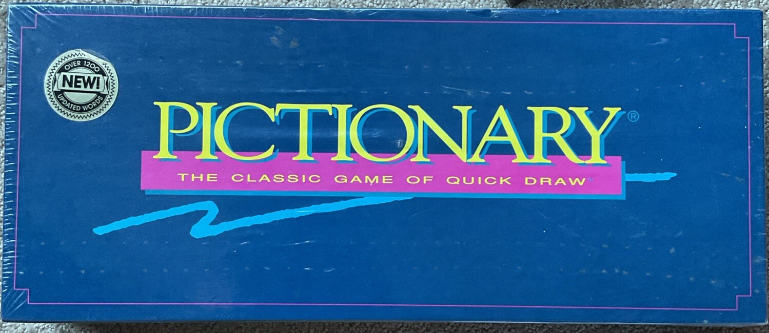 Pictionary Classic Game of Quick Draw Vintage 1993 New Sealed NIB ...